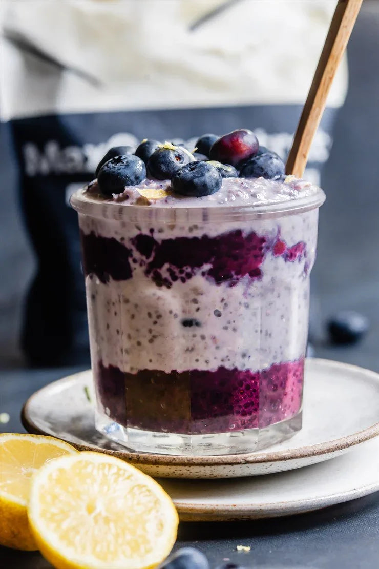 Lemon and Blueberry Overnight Oats – MaxiNutrition