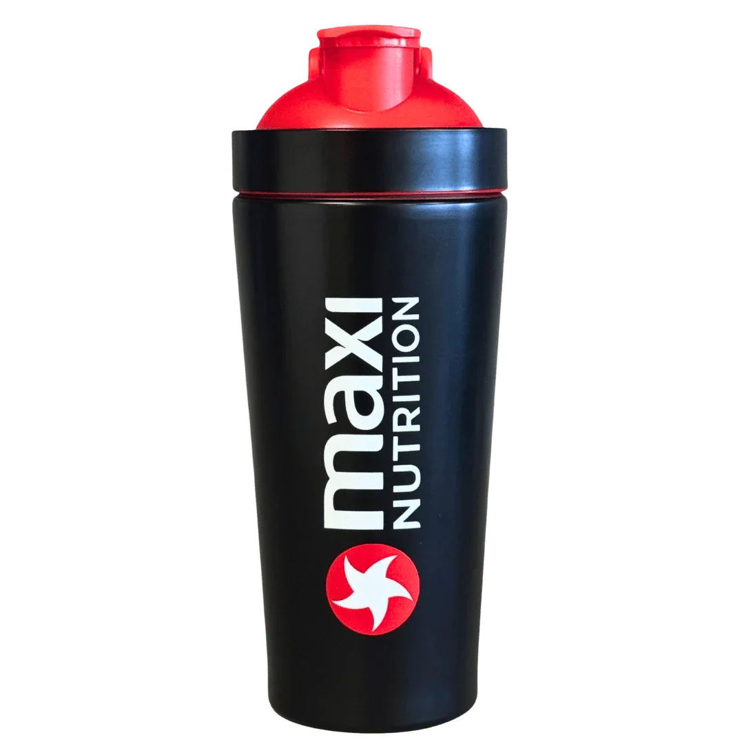 MaxiNutrition Metal Protein Shaker 739ml | Leakproof & Durable