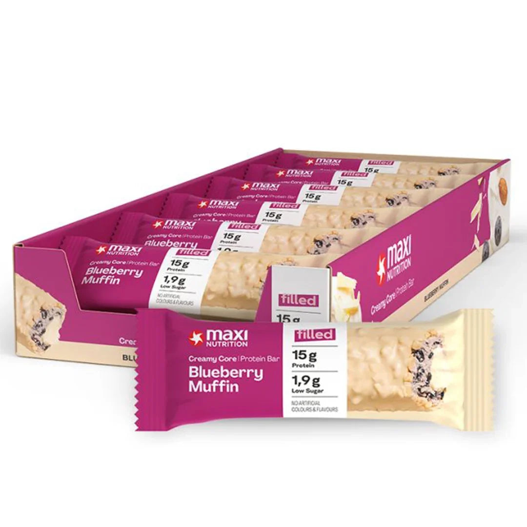 MaxiNutrition Creamy Core Protein Bar - Blueberry Muffin Flavoured ...
