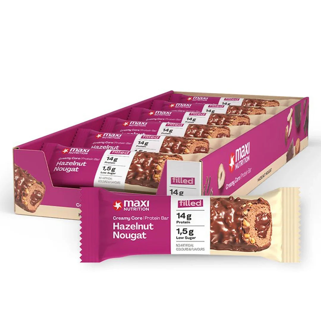 MaxiNutrition Creamy Core Protein Bar - Hazelnut Nougat Flavoured ...