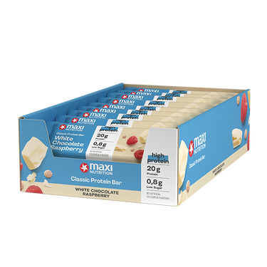 Maxinutrition Classic Protein Bars are stacked full of mouth watering ...