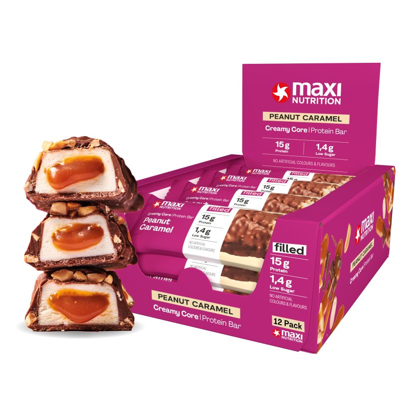 MaxiNutrition Creamy Core Protein Bars: Delicious High Protein Snack ...